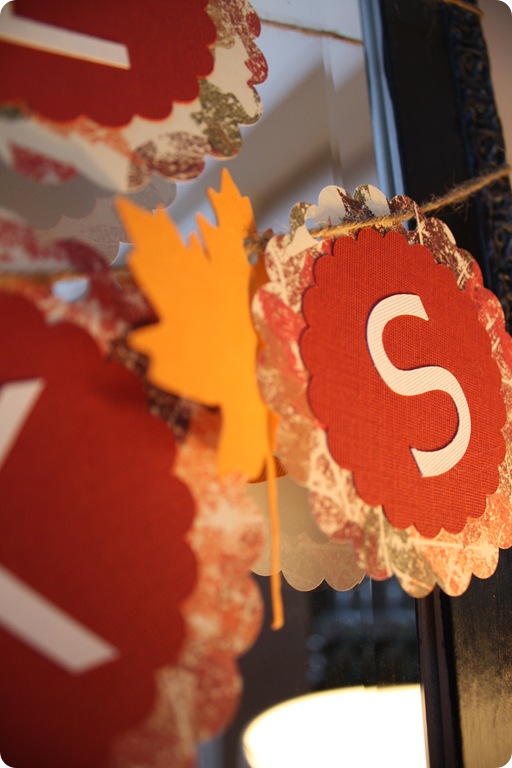 DIY Give Thanks Paper Garland Banner | Thrifty Decor Chick | Thrifty ...